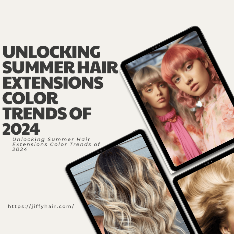 Unlocking Summer Hair Extensions Color Trends of 2024